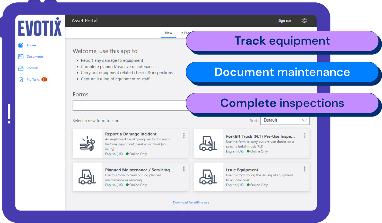 Asset Management Software | Evotix